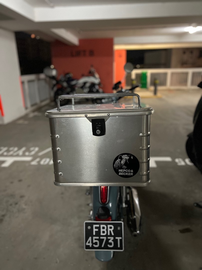 Hepco becker box, Motorcycles, Motorcycle Accessories on Carousell