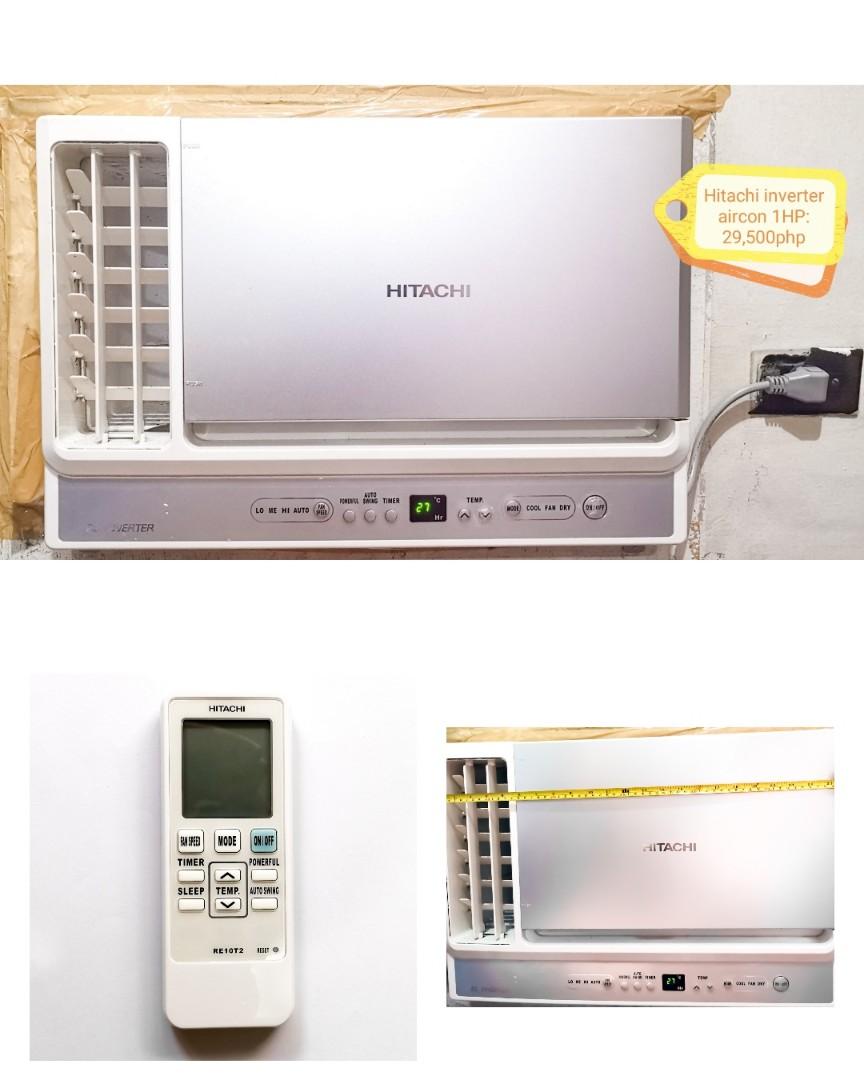 Hitachi 1HP DC Inverter RA-10HV with remote control, TV & Home ...