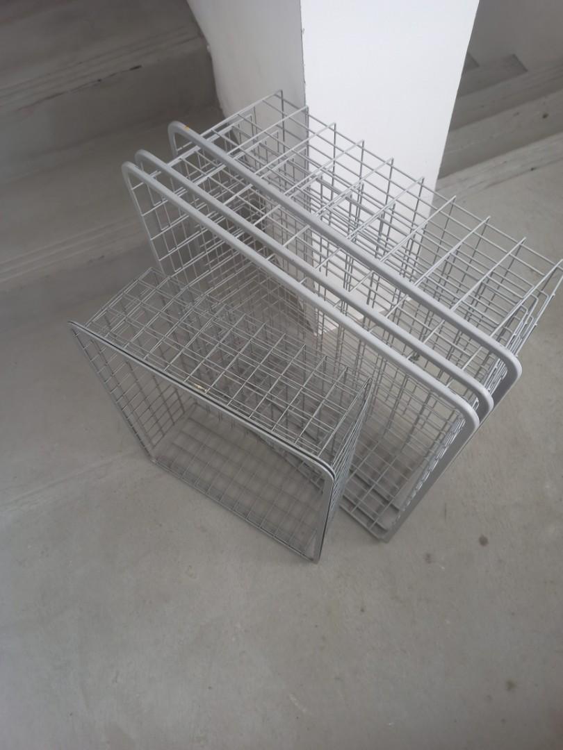 Ikea metal basket, Furniture & Home Living, Home Improvement ...