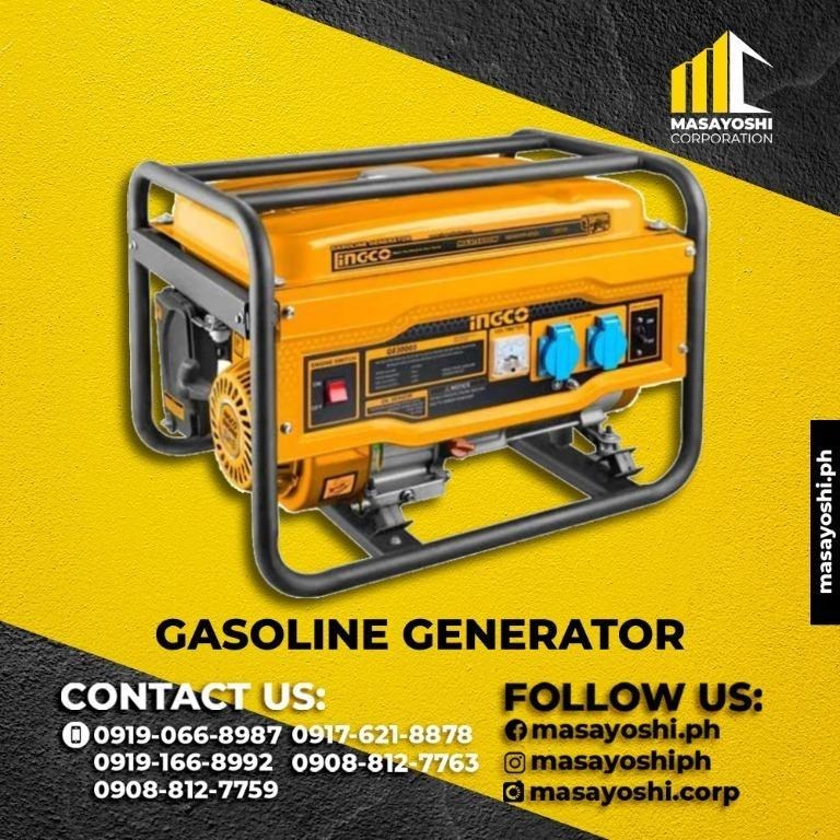 Ingco Gasoline Generator | GE30005 | Generator | Ingco | Gasoline ...