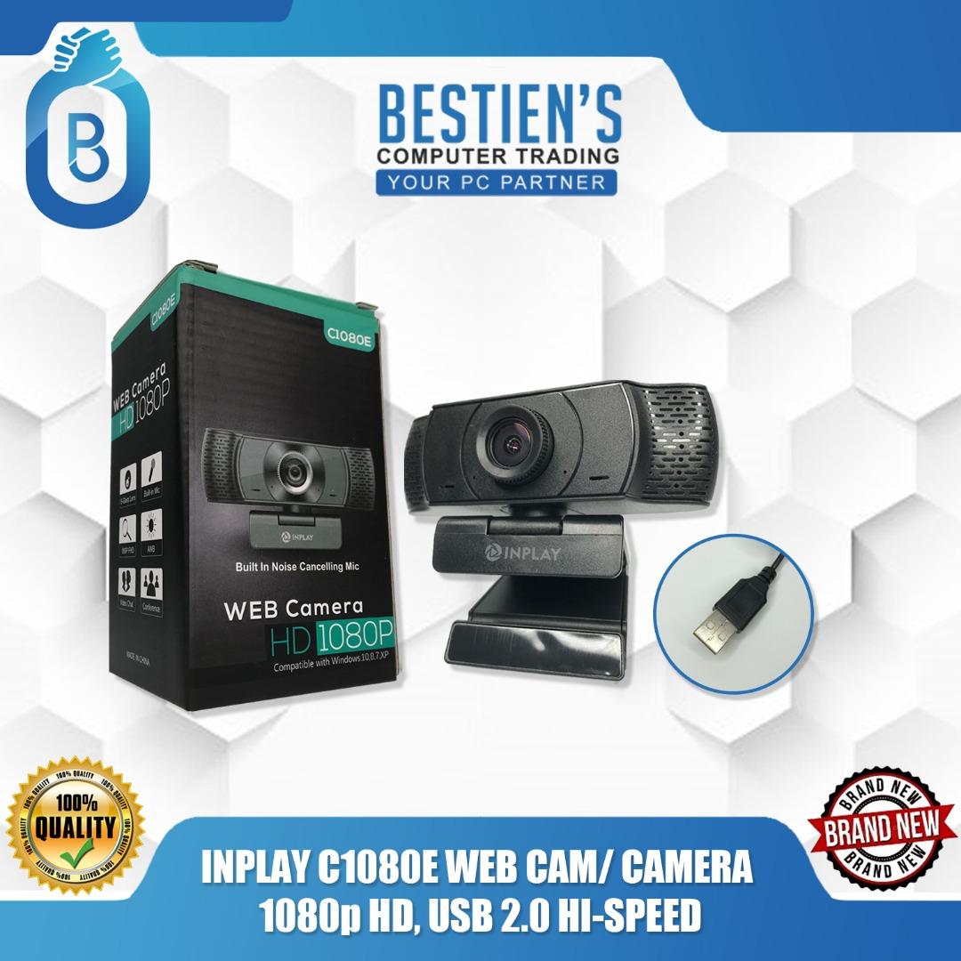 INPLAY C1080E WEB CAM/ CAMERA 1080p HD, USB 2.0 HI-SPEED, Computers ...