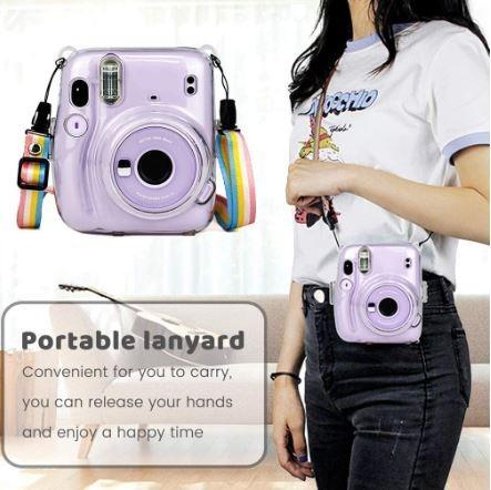 Instant Camera Casing Crystal Hard Cover Clear Transparent with ...
