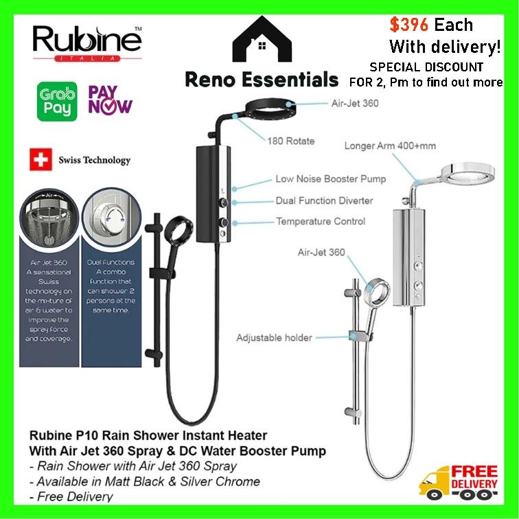 Instant Heater Rubine P10, TV & Home Appliances, Water Heater & Instant ...