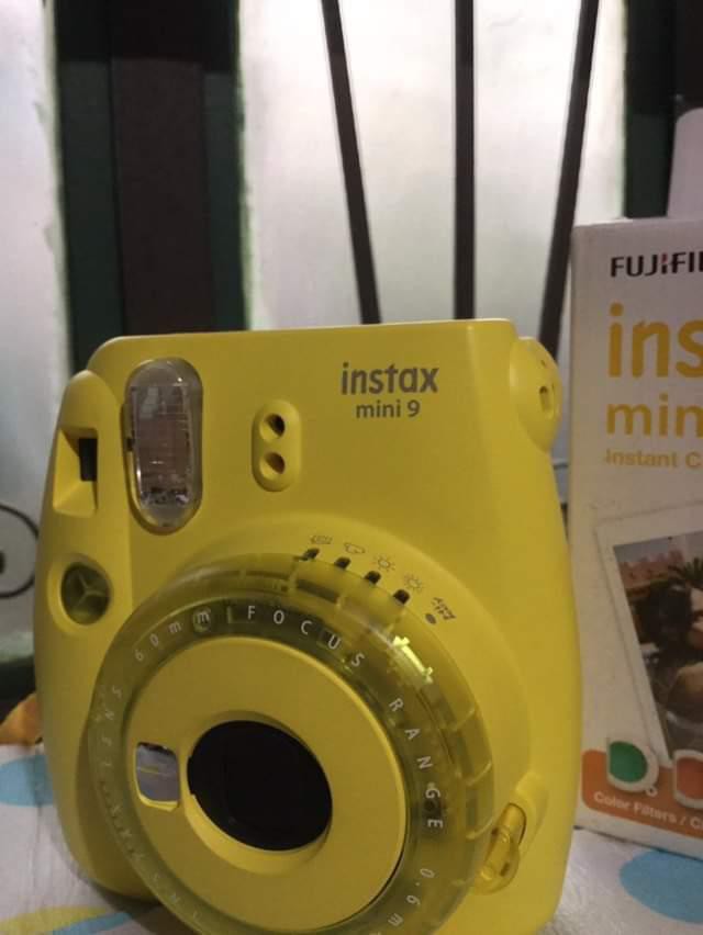 Instax Mini 9 - Limited Edition (Yellow), Photography, Cameras on Carousell