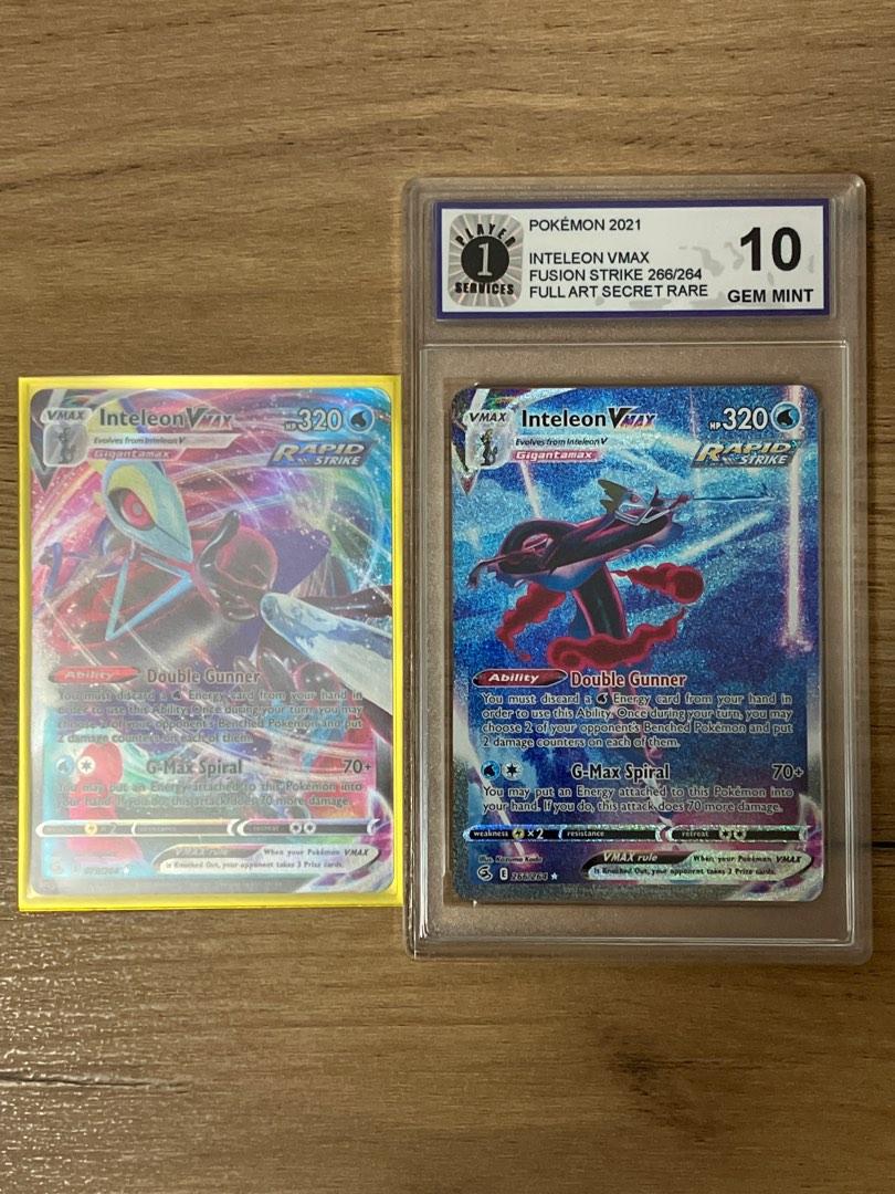 Inteleon Vmax Fusion Strike Combo (Regular Inteleon Vmax + P1S 10 Gem ...