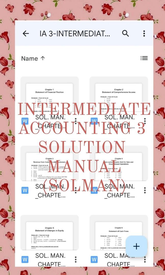 Intermediate Accounting 3 2021/2022 by Millan (SolMan), Hobbies & Toys ...