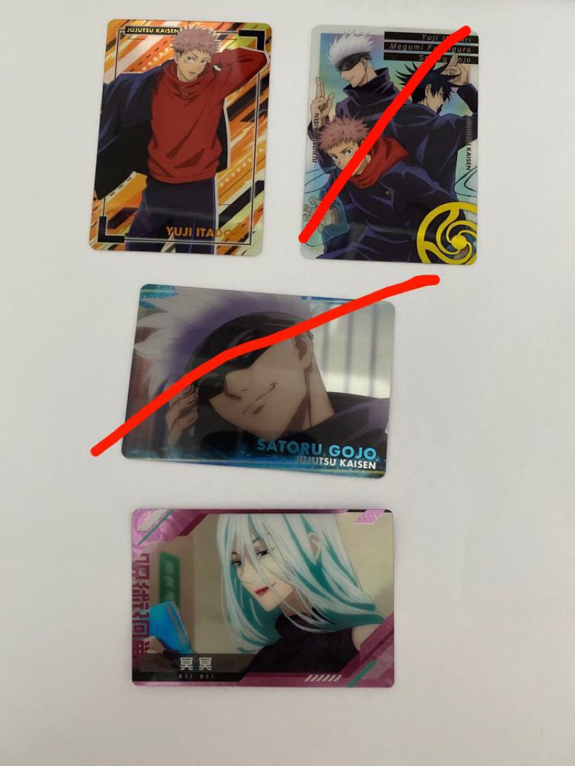 JJK CARDS, Hobbies & Toys, Memorabilia & Collectibles, Fan Merchandise ...