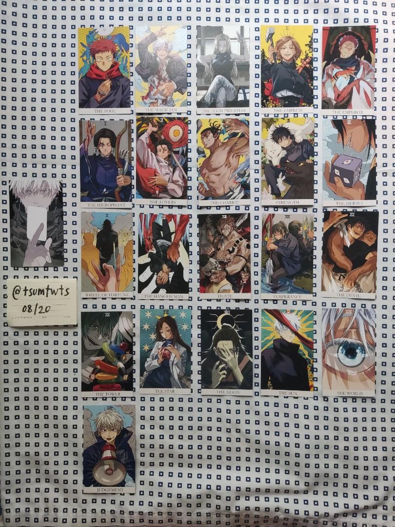 Jujutsu Kaisen kadeart tarot cards, Hobbies & Toys, Memorabilia ...