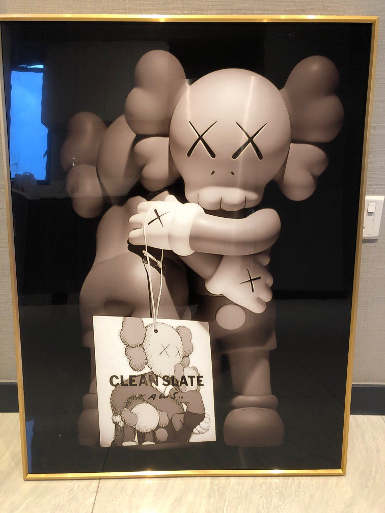 KAWS poster, Furniture & Home Living, Home Decor, Wall Decor on Carousell