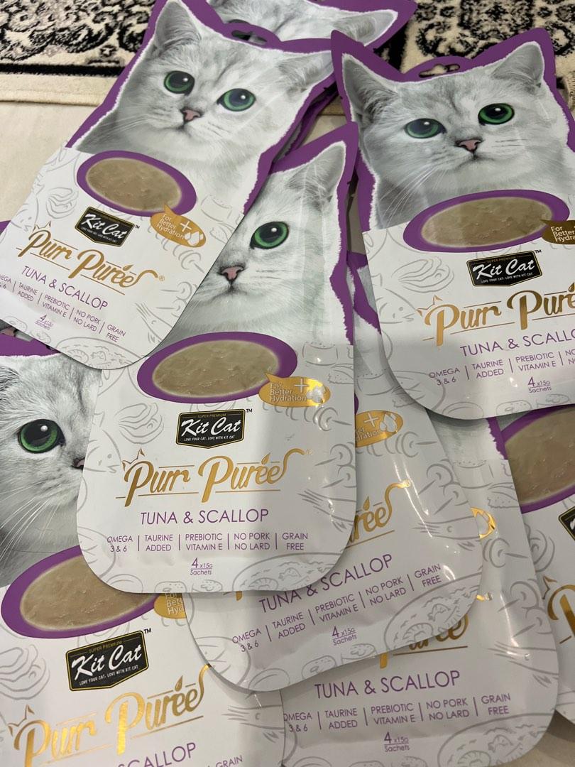Kit cat Pur purée treats, Pet Supplies, Pet Food on Carousell
