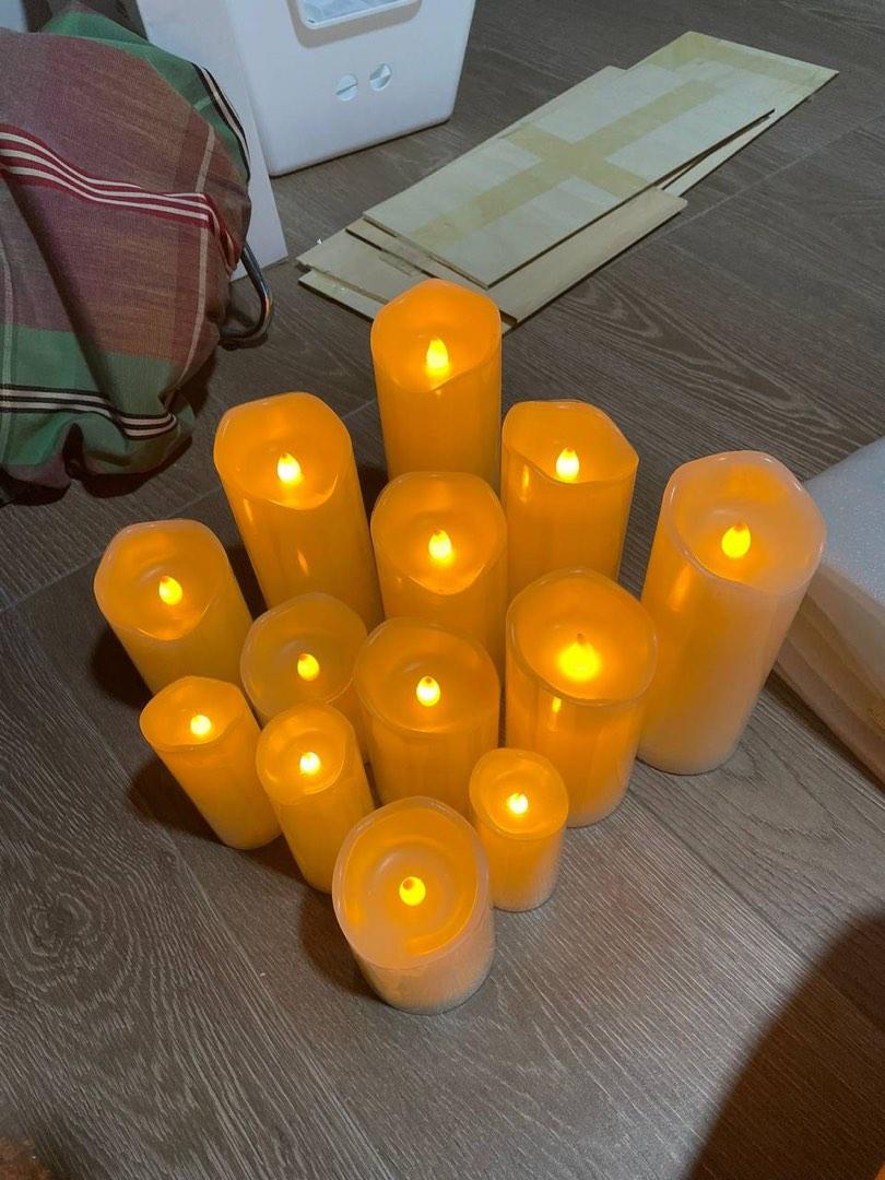LED BLOCK CANDLES, Furniture & Home Living, Lighting & Fans, Lighting ...