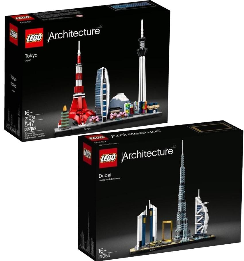 Lego 21051 21052 Architecture Tokyo Dubai, 興趣及遊戲, 玩具 & 遊戲類 - Carousell