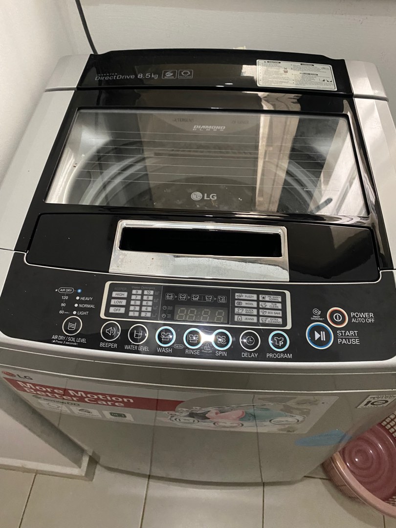 LG Inverter Washing Machine 8.5kg, TV & Home Appliances, Washing ...