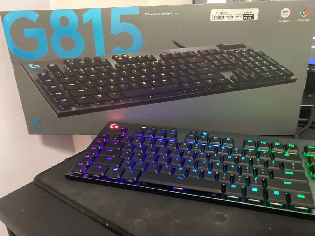 Logitech G815 (GL Clicky, warranty included), Computers & Tech, Parts ...