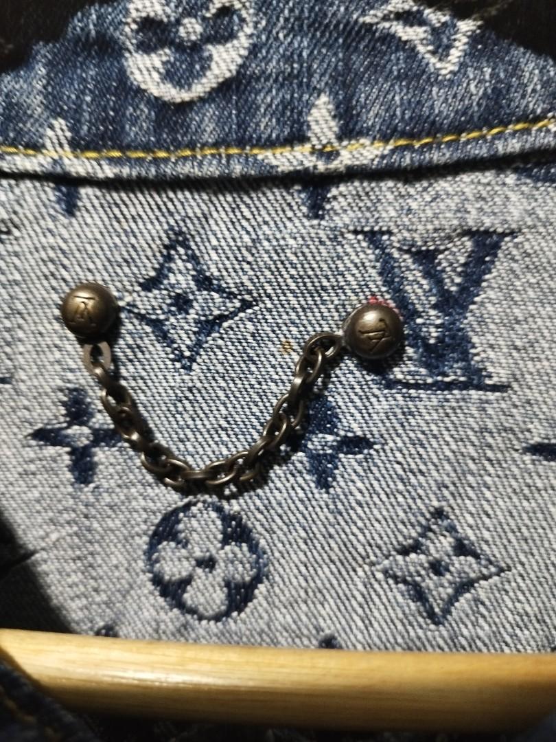 Louis Vuitton "drake" giant damier waves monogram denim, Luxury ...