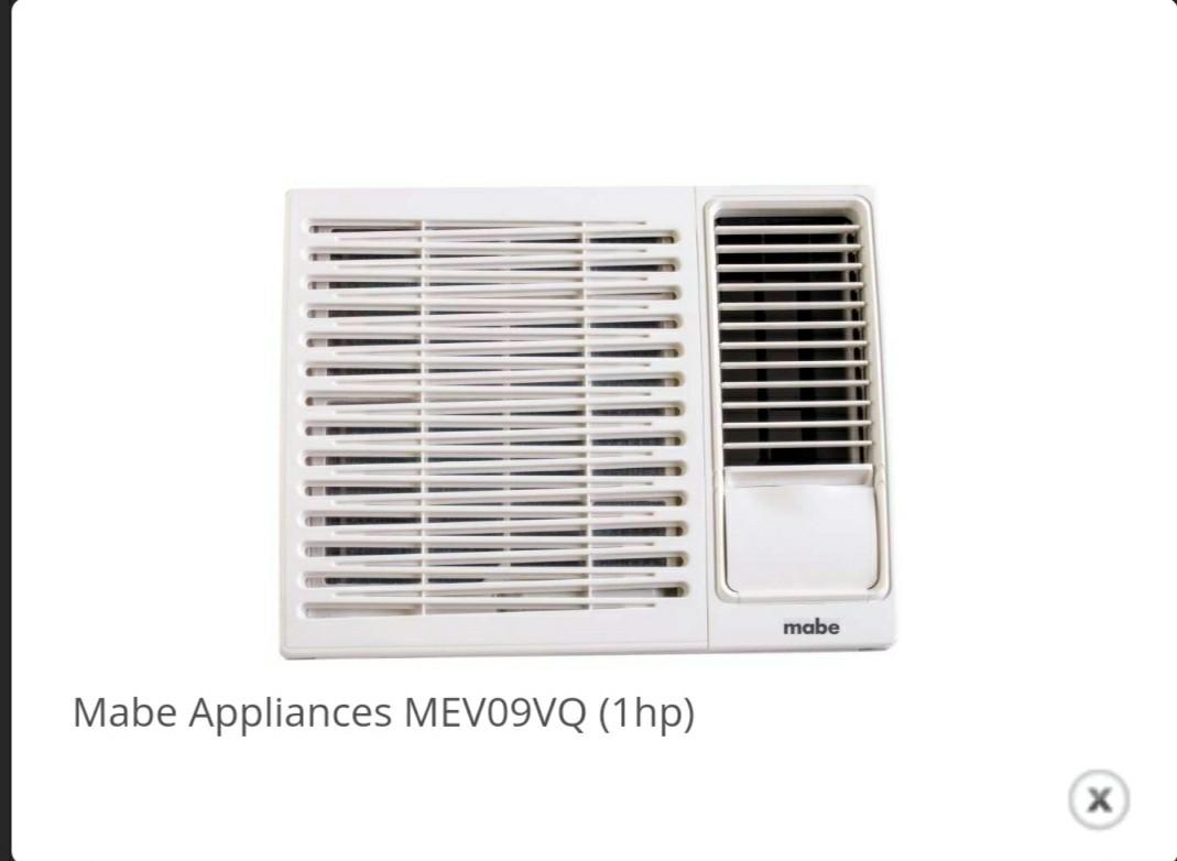 Mabe 1.0 HP Window Type Aircon, TV & Home Appliances, Air Conditioning ...
