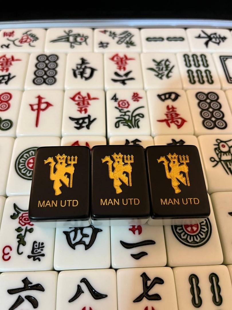 Man utd Mahjong Set, Hobbies & Toys, Toys & Games on Carousell