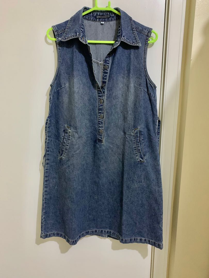 Maong Dress, Women's Fashion, Dresses & Sets, Dresses on Carousell