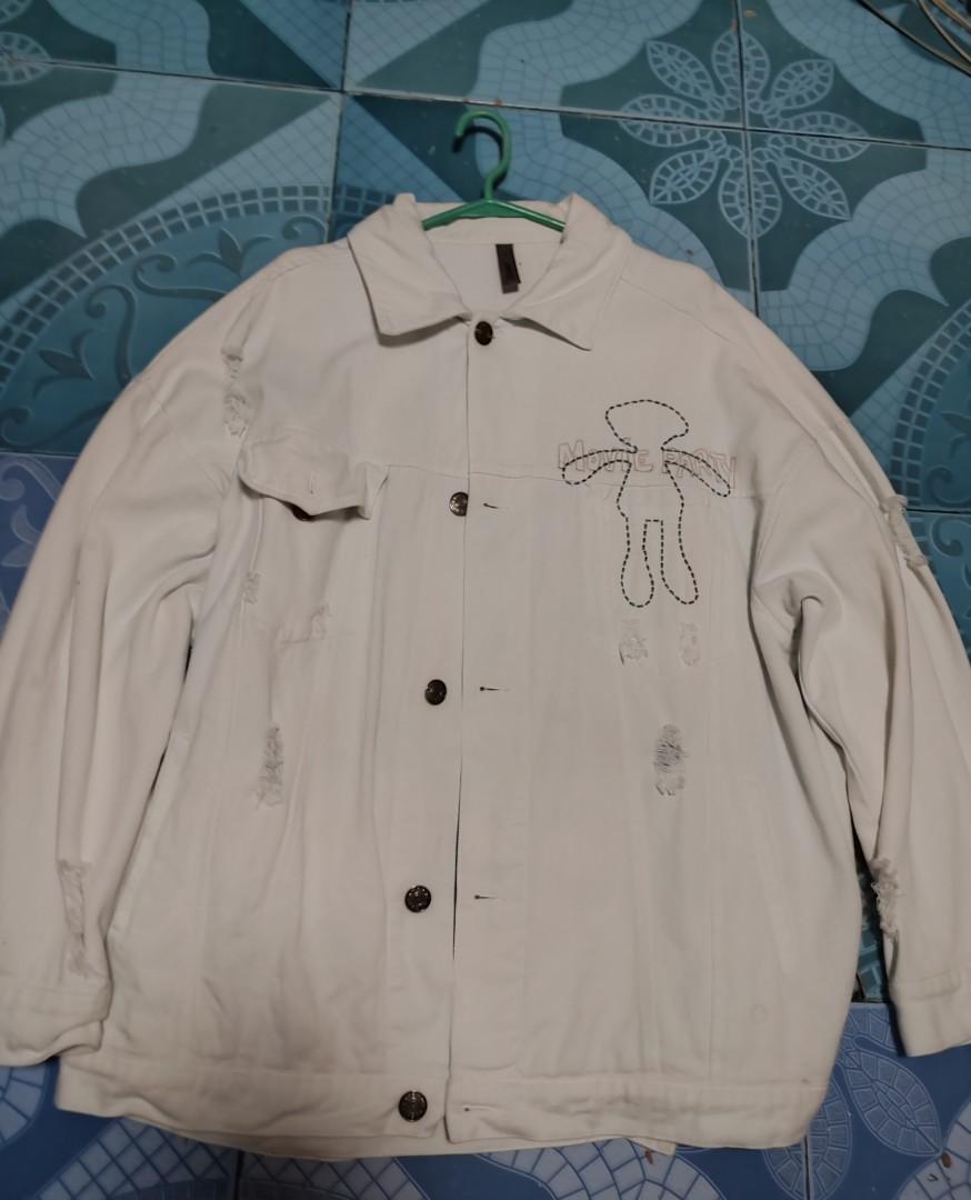 Maong Jacket, Men's Fashion, Coats, Jackets and Outerwear on Carousell