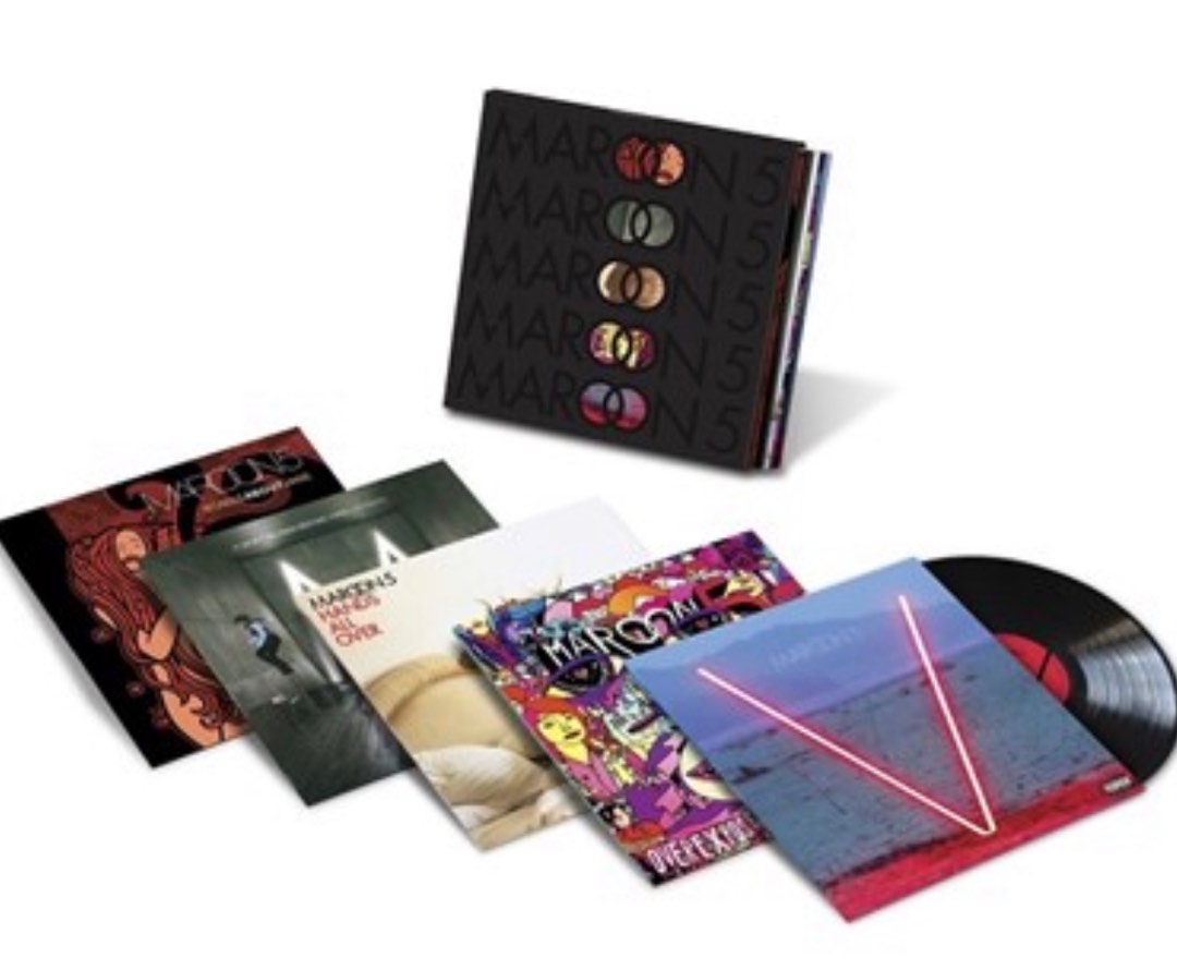 Maroon 5 - The Studio Albums (5LP Vinyl box set), Hobbies & Toys, Music ...