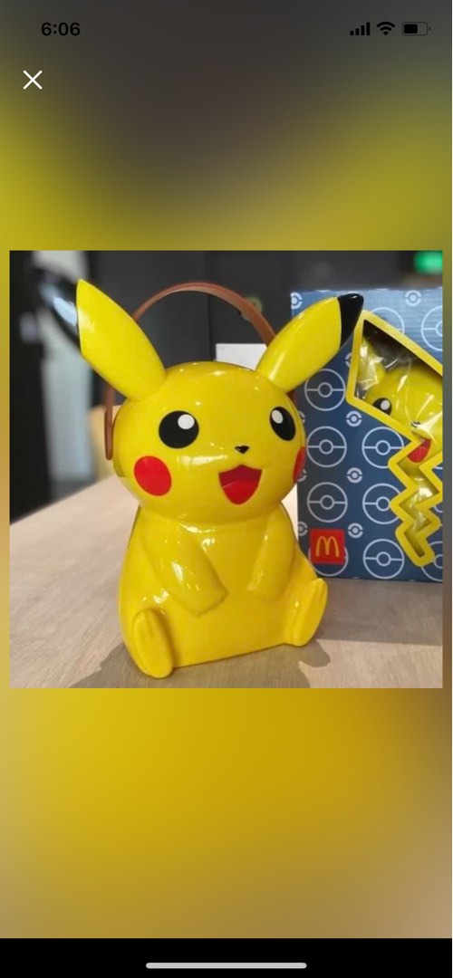 Mc Donald Pikachu Carrier, Hobbies & Toys, Toys & Games on Carousell