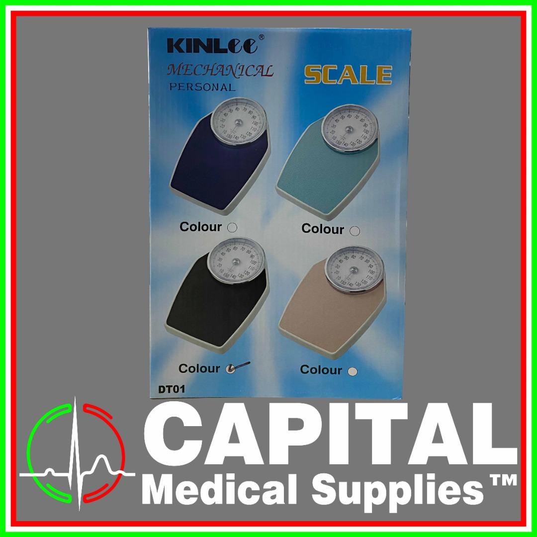 Mechanical Personal Scale, Color Black (KINLEE), Health & Nutrition, Health Monitors & Weighing ...