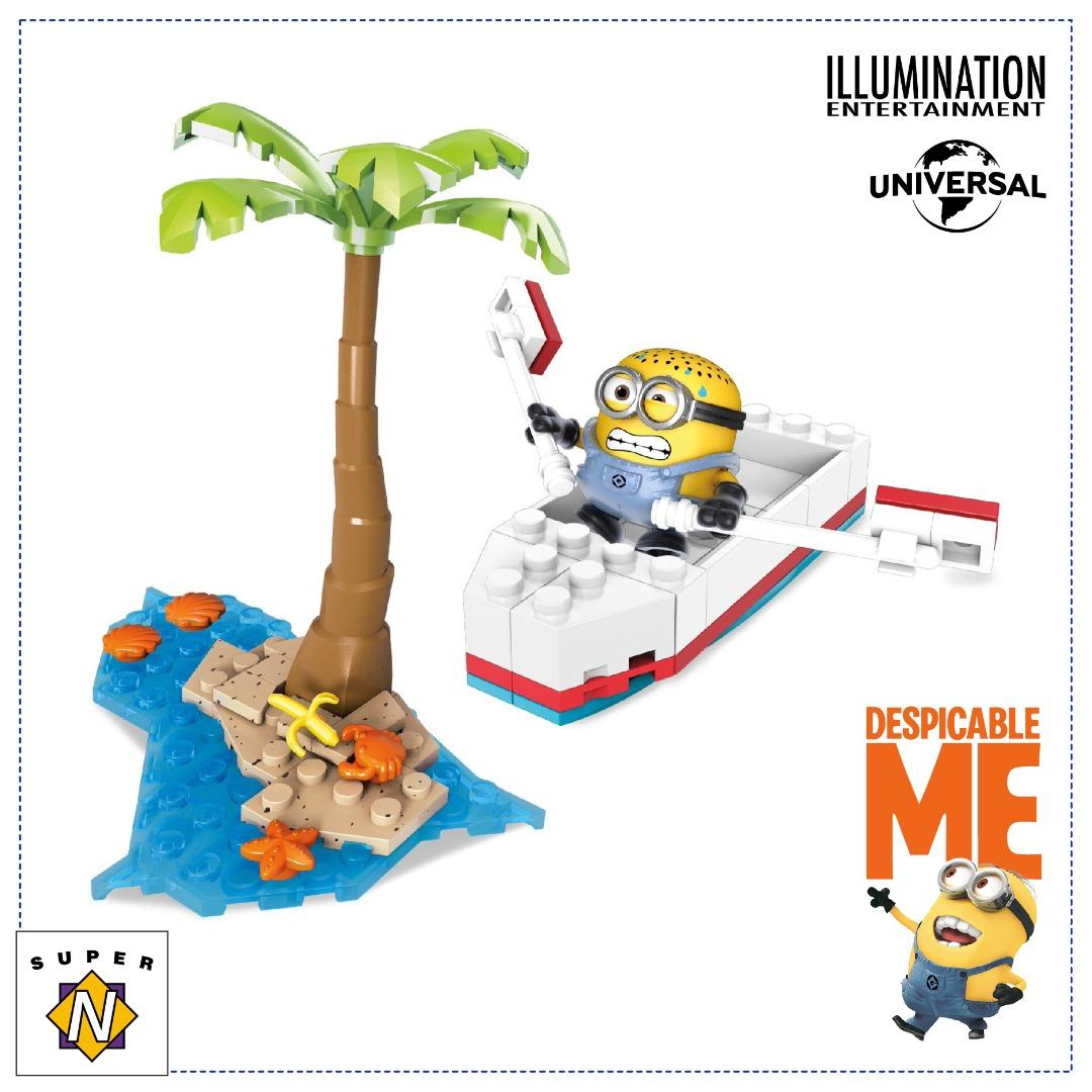 Mega Construx - Minions - Despicable Me Runaway Rowboat Building Set ...