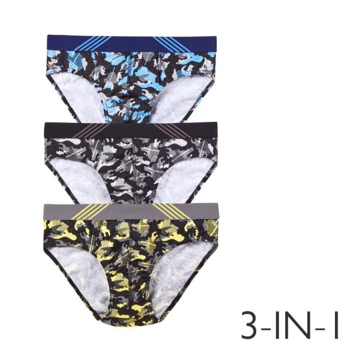 Men's Brief MSE (3in1), Men's Fashion, Bottoms, Underwear on Carousell