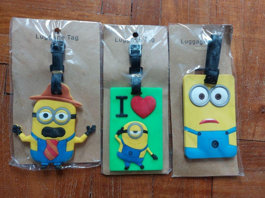Minion travel luggage baggage tag cute cartoon name identifier, Hobbies ...