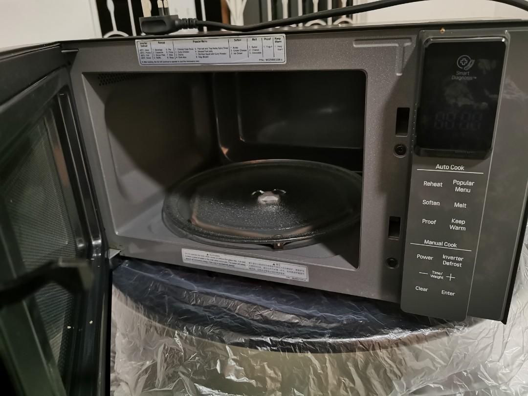 Moving house sales! LG MS2595DIS 25L SMART INVERTER MICROWAVE OVEN!, TV & Home Appliances ...