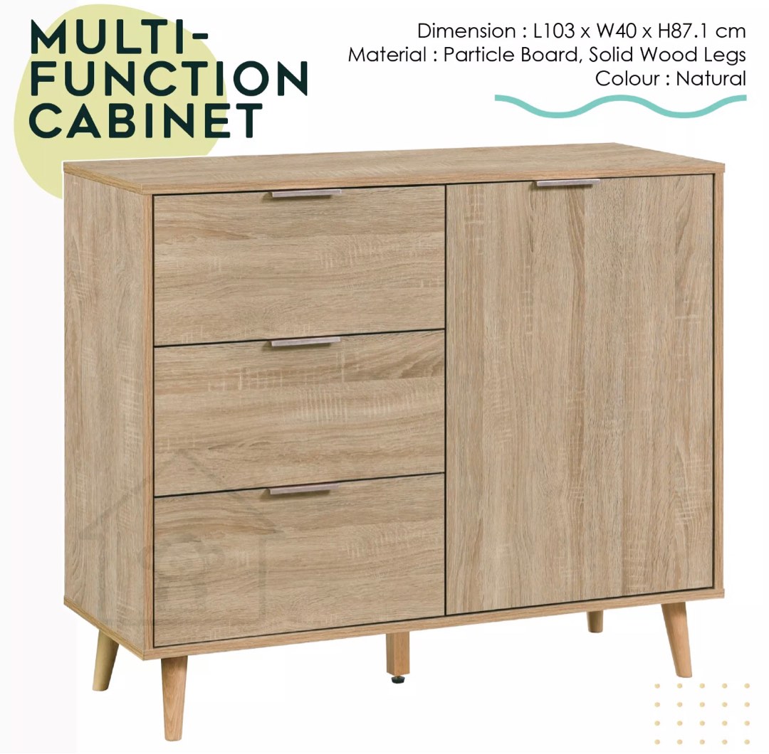 MULTIFUNCTION CABINET / STORAGE CABINET / DRAWER STORAGE / LIVING ROOM ...
