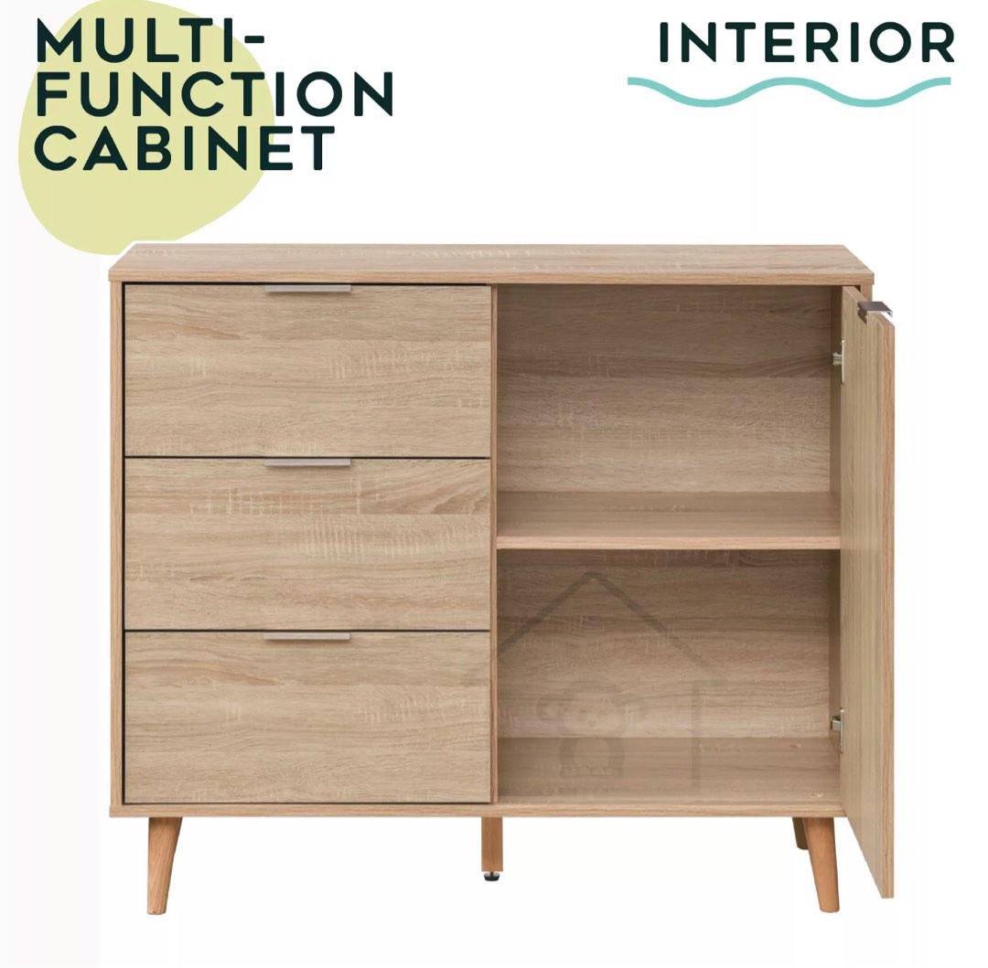 MULTIFUNCTION CABINET / STORAGE CABINET / DRAWER STORAGE / LIVING ROOM ...