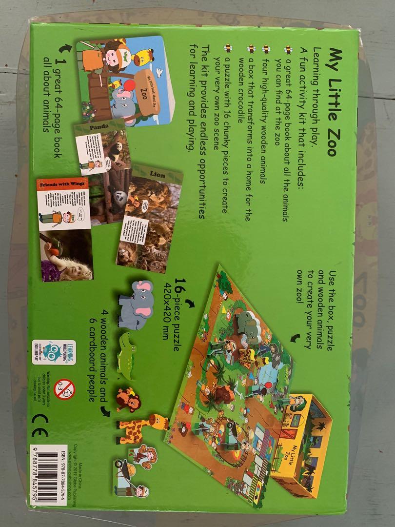 My little zoo Puzzle and book, Hobbies & Toys, Toys & Games on Carousell