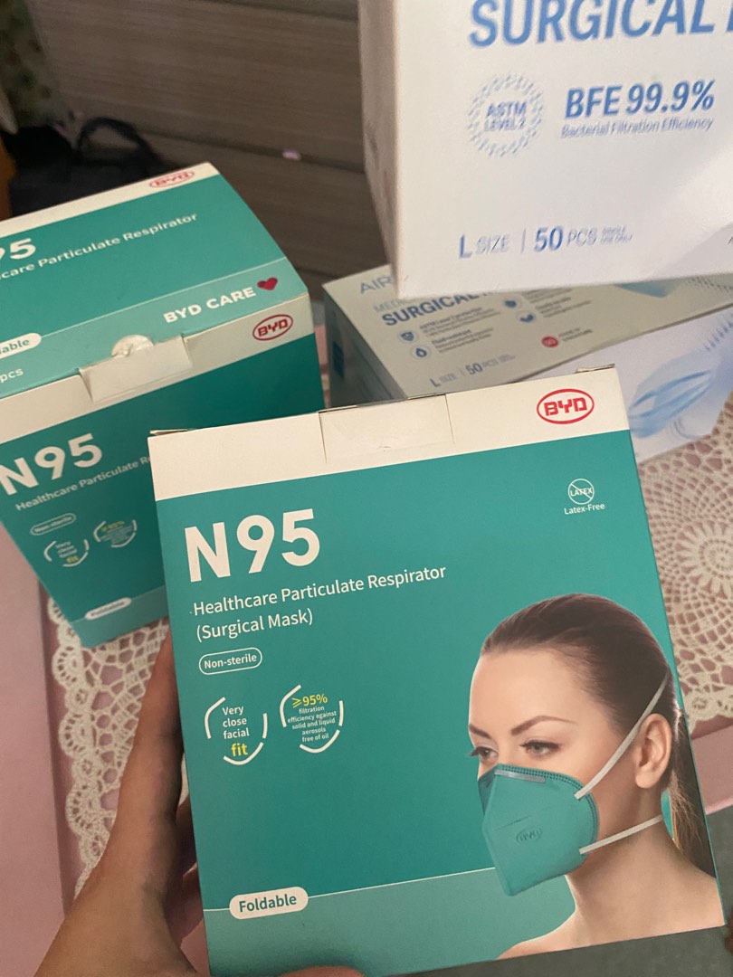N95 and Surgical masks - All for $10, Health & Nutrition, Face Masks & Face Shields on Carousell