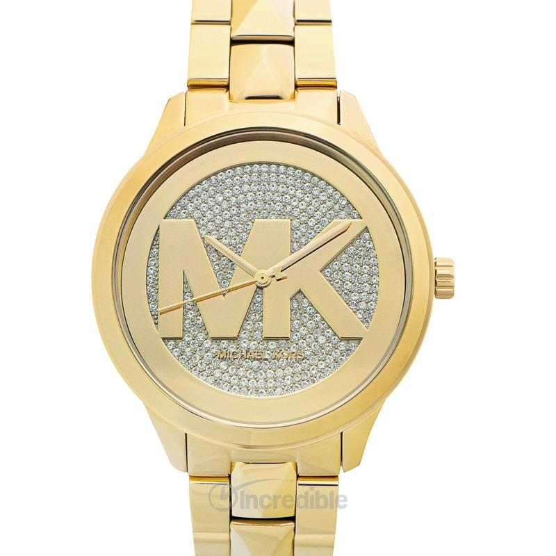 [NEW] Michael Kors Runway Quartz Gold (Crystal Pave Center) Dial ...