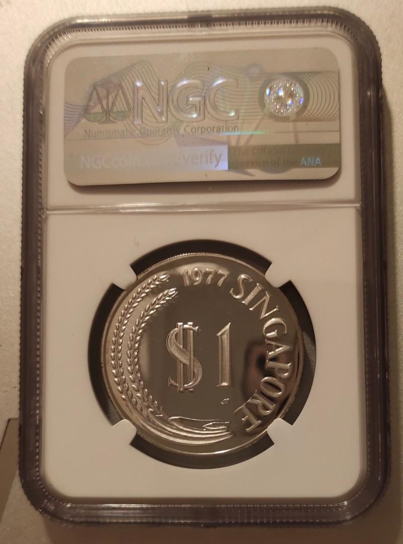 NGC graded Singapore $1 Merlion Silver Proof Coins, Hobbies & Toys, Memorabilia & Collectibles ...