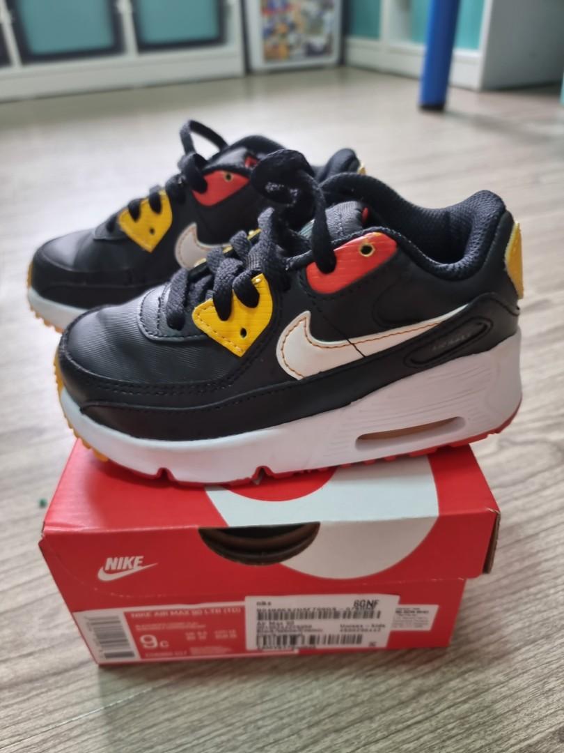 Nike Air Max 90 LTR kids 9C, Bayi & Anak, Baju Anak Laki-laki, 4 hingga ...