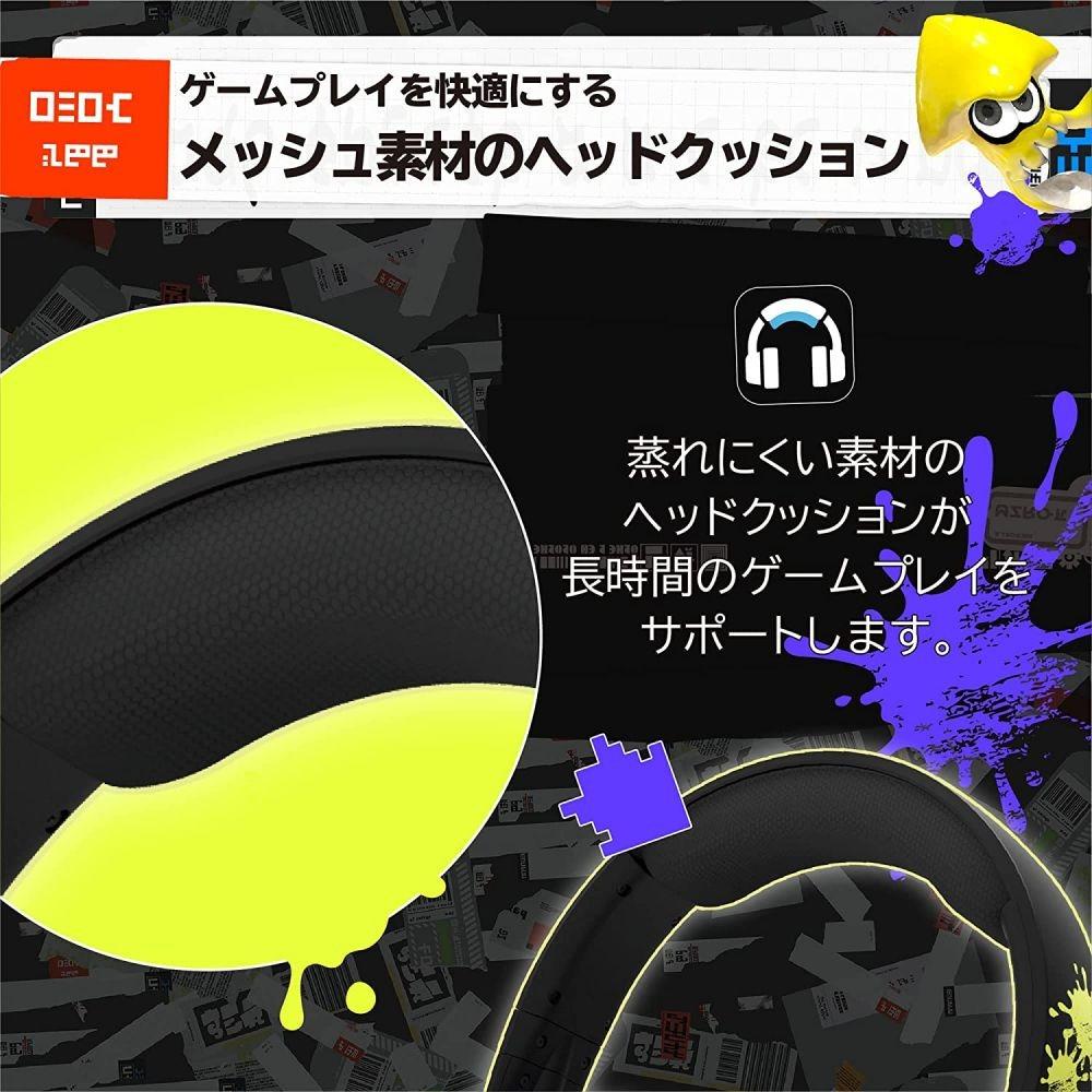 Nintendo Switch Hori Gaming Headset Splatoon 3 (1461898) Brand New ...