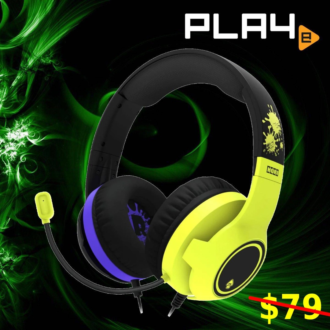 Nintendo Switch Hori Gaming Headset Splatoon 3 (1461898) Brand New ...