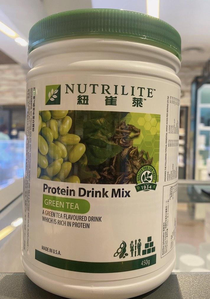 Nutrilite Green Tea Protein Drink Mix, Health & Nutrition, Health ...