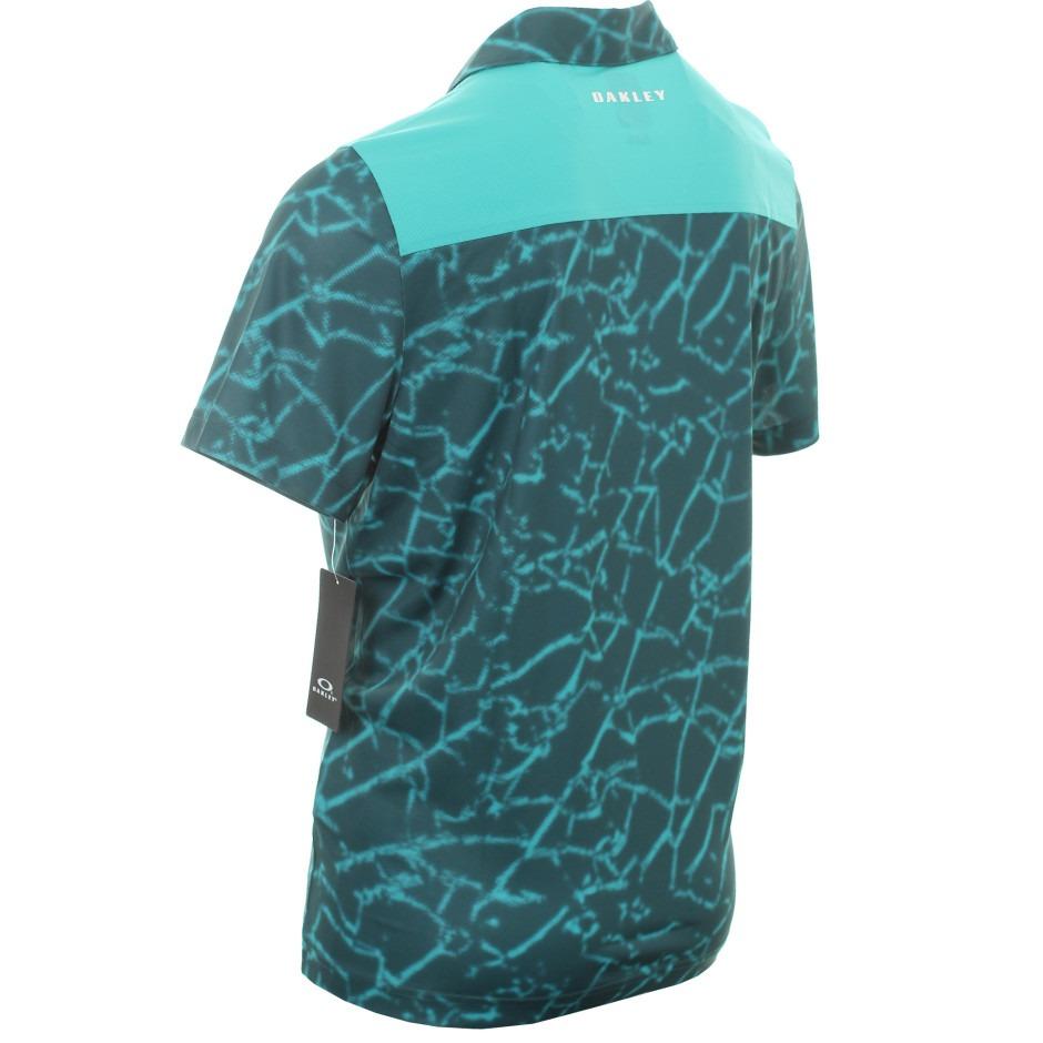 Oakley Broken Glass Mens Golf Polo, 運動產品, 運動與體育, 運動與體育 - Golf - Carousell