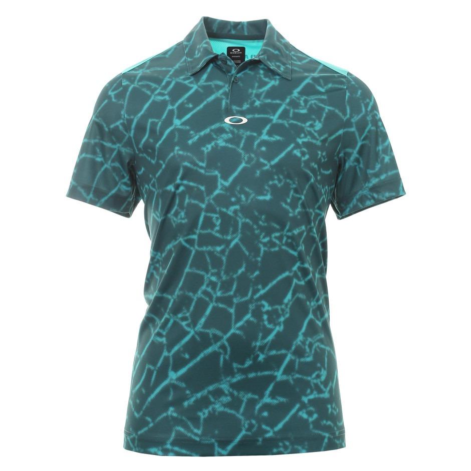 Oakley Broken Glass Mens Golf Polo, 運動產品, 運動與體育, 運動與體育 - Golf - Carousell