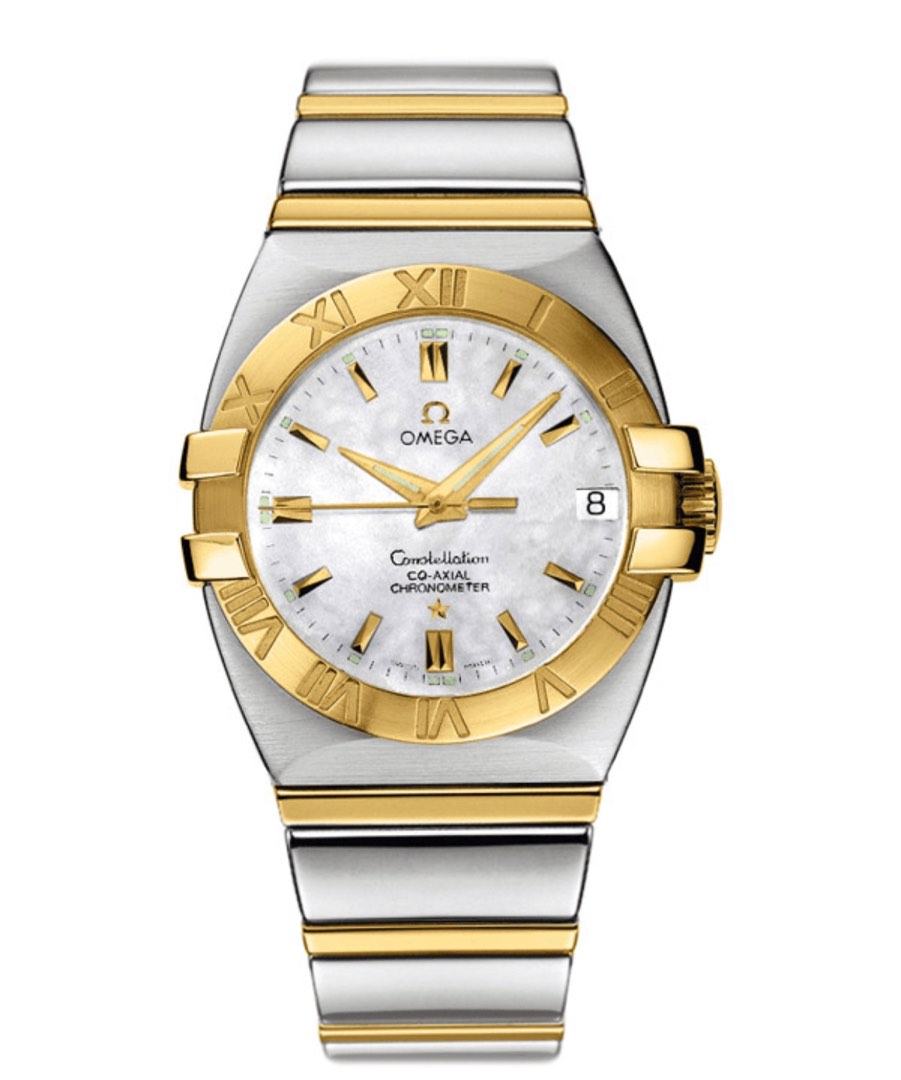 Best price 18K gold Omega Double Eagle Constellation dial like Rolex ...