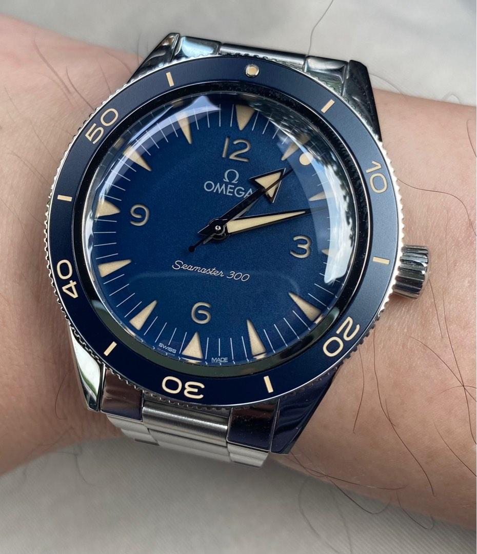 Omega Seamaster Heritage Blue, Luxury, Watches on Carousell