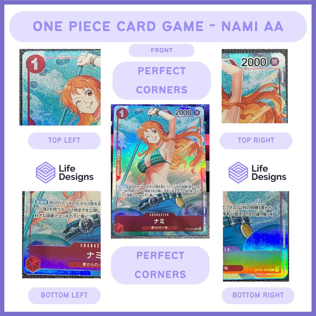 One Piece Card Game - Nami AA OP01(Chaser/ Secret Card), Hobbies & Toys ...