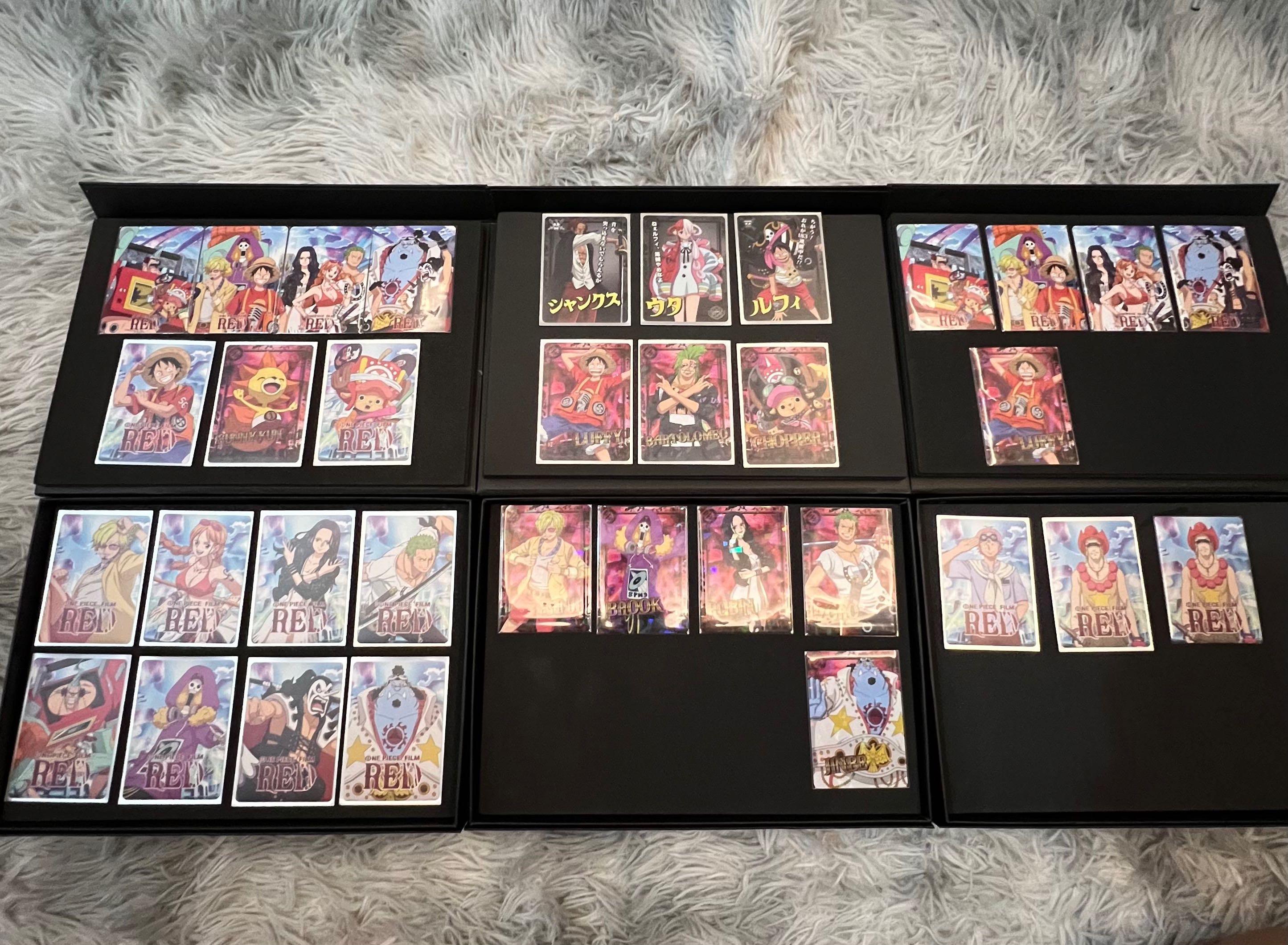 One Piece Film Red Card | Film Red Collectibles Cards | character cards ...