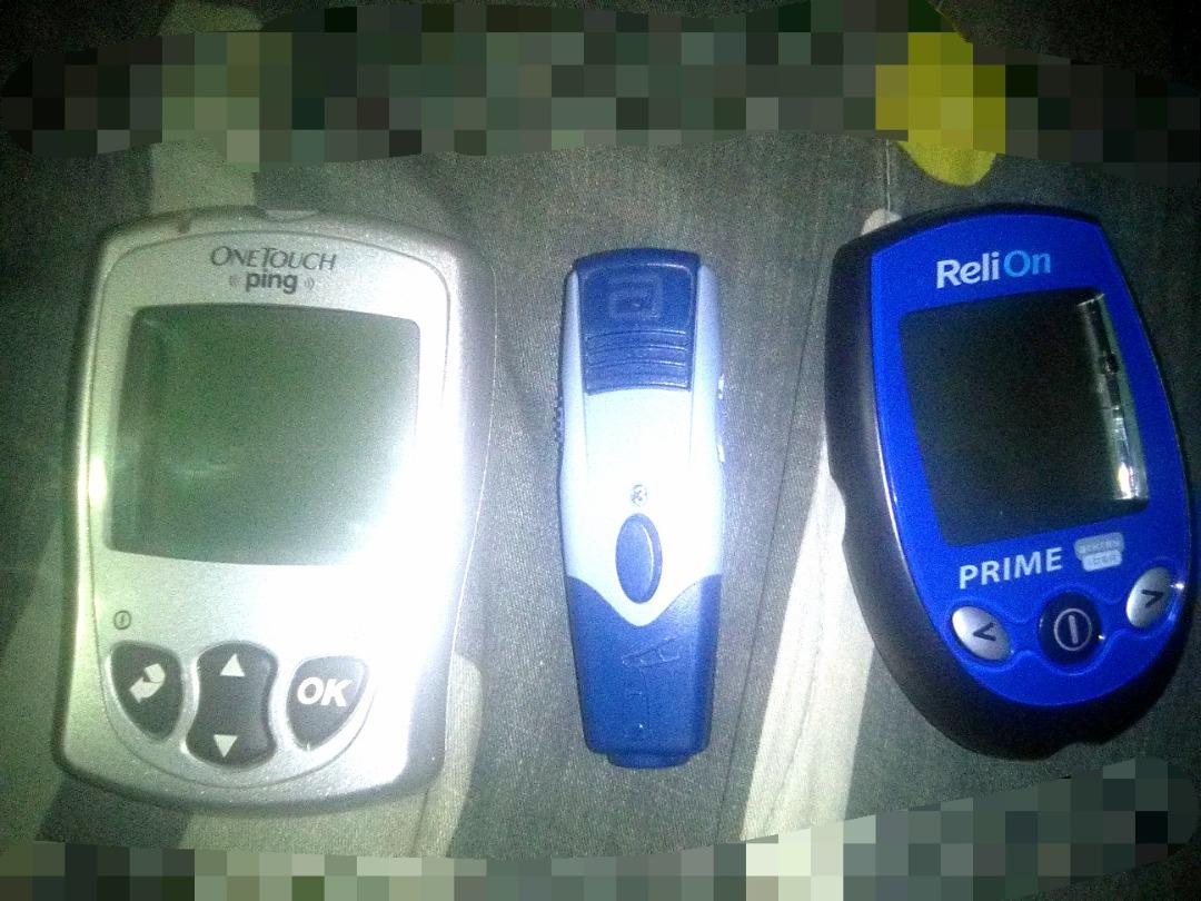 ONE TOUCH & Reli On PRIME blood glucose meter /, Health & Nutrition ...