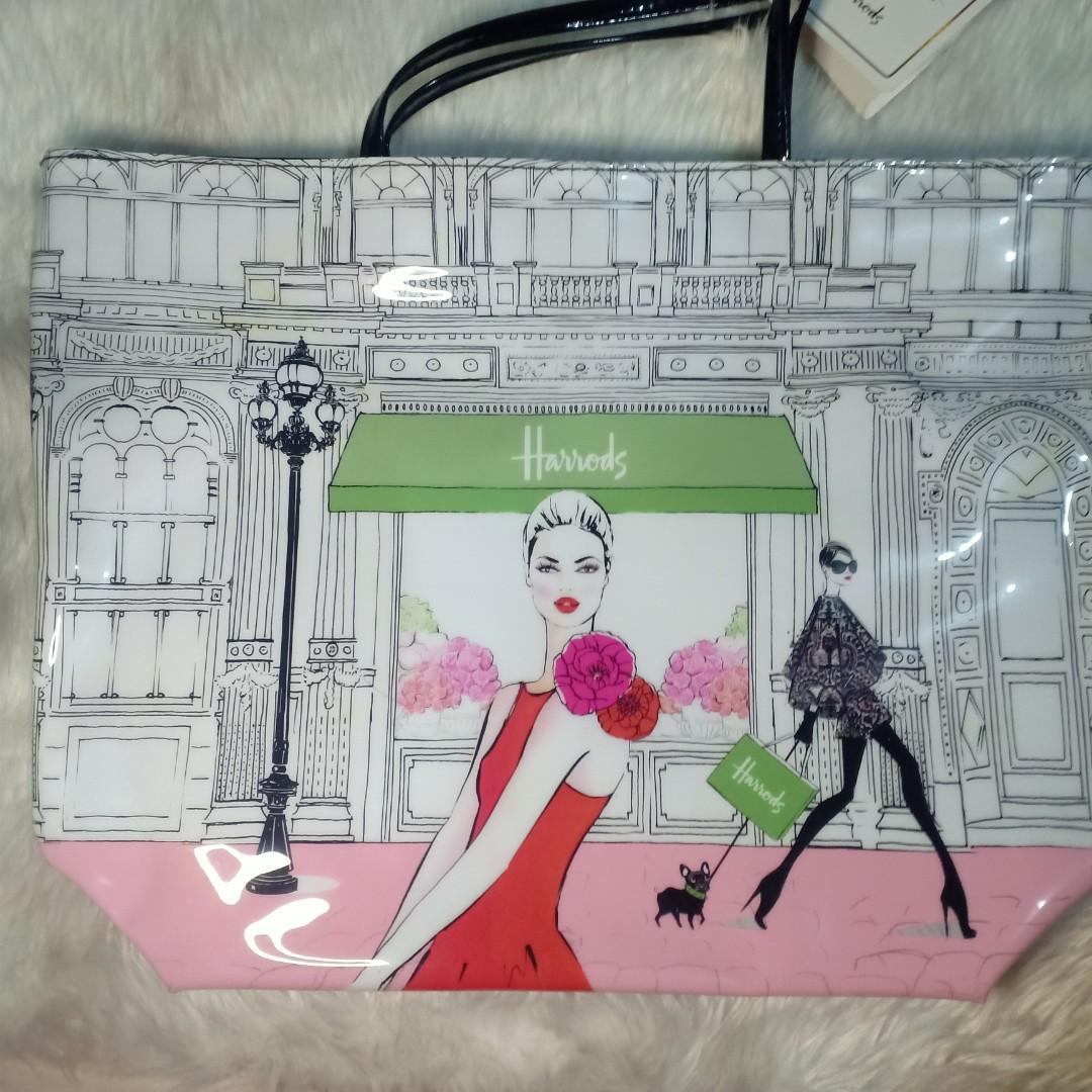 Original Harrods Tote, Women's Fashion, Bags & Wallets, Tote Bags on ...