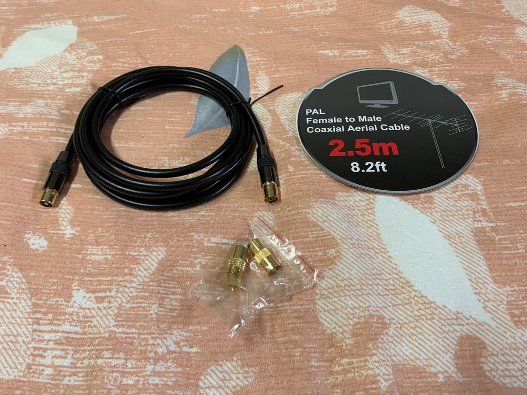 PAL Antenna Cable 8.2feet / 2.5meters Imported, TV & Home Appliances ...
