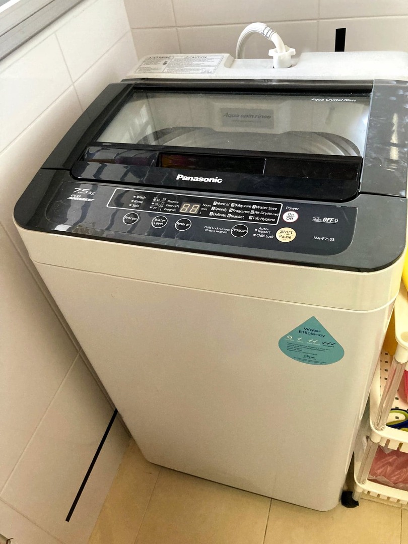 Panasonic Fully Auto Washing Machine (7.5 kg), TV & Home Appliances ...